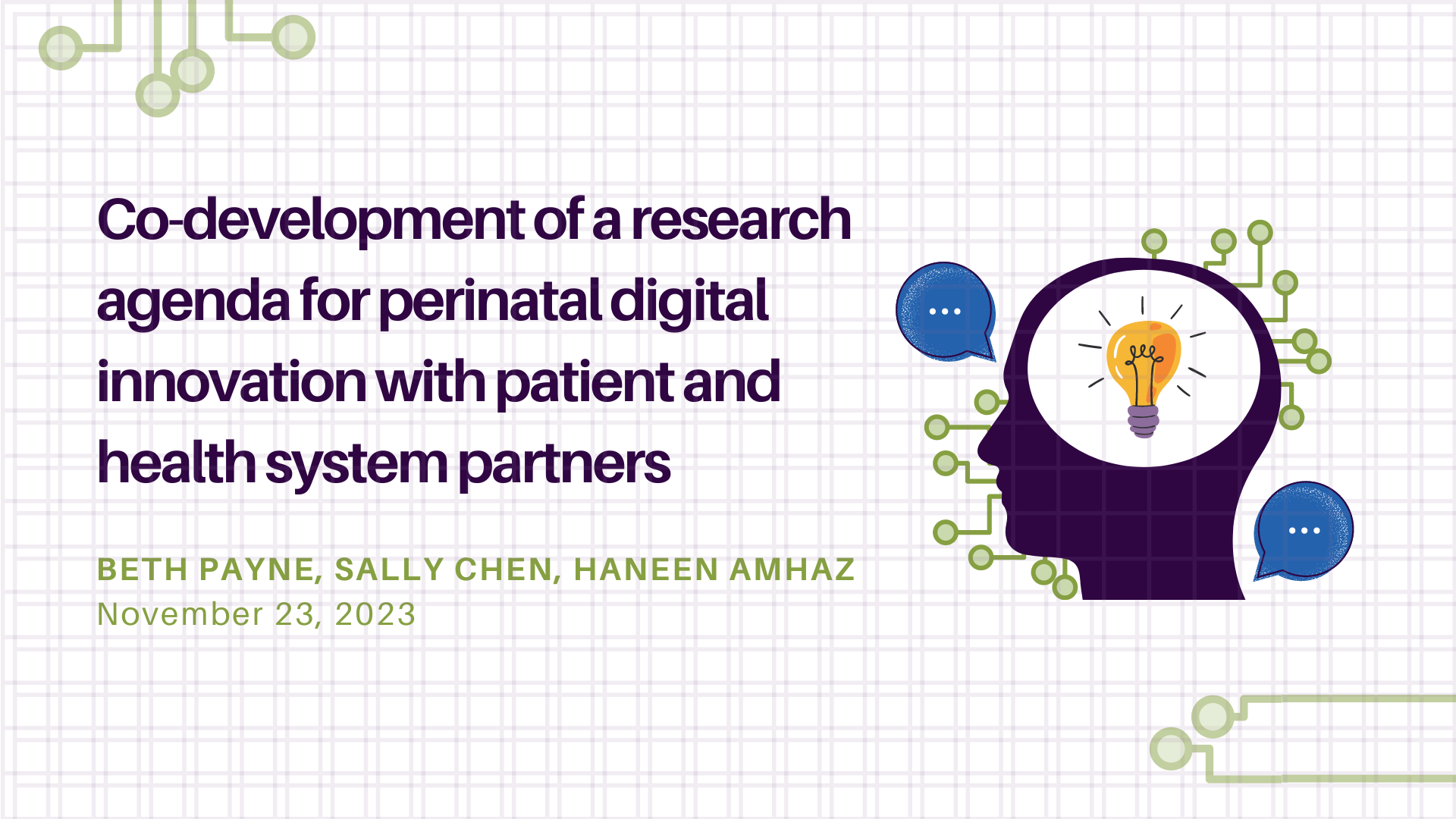 Digital Health Hub – Women's Health Research Institute